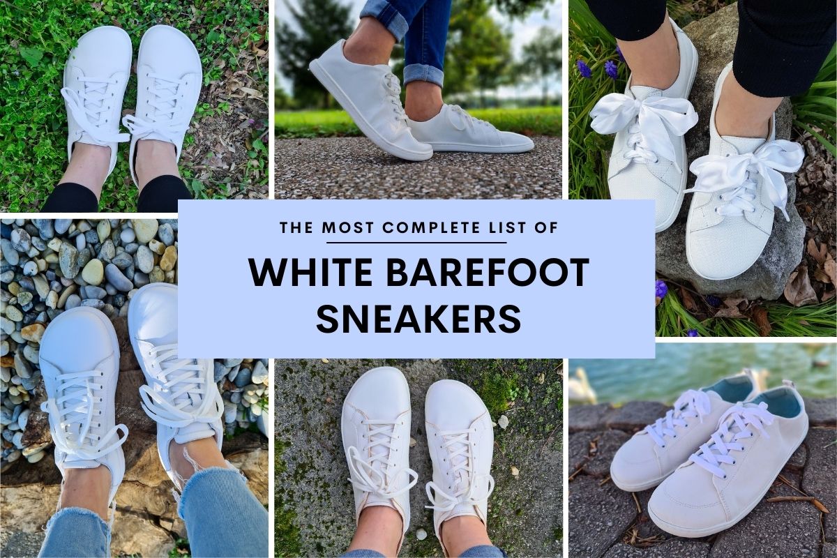 The Most Complete List of White Barefoot Sneakers | Barefoot Universe