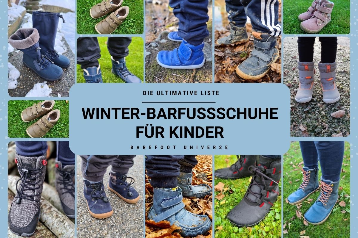 Winter-Barfußschuhe für Kinder - Die ultimative Liste | Barefoot Universe